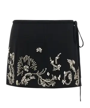 Dries Van Noten Embellished Mini Skirt