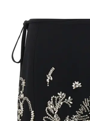 Dries Van Noten Embellished Mini Skirt