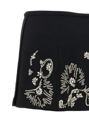 Dries Van Noten Embellished Mini Skirt