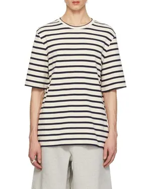 JIL SANDER Striped Crewneck T-shirt