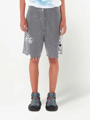 J.W.ANDERSON Jw Anderson Embellished Distressed Shorts