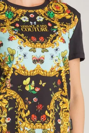 Versace Logo Detail T-shirt