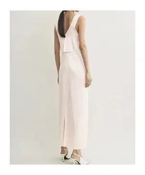 TOTEME V-neck Slip Dress With Slit Detail
