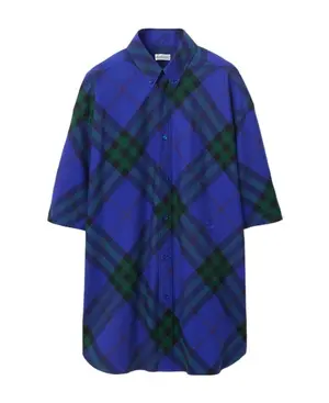 Burberry Checkered Short-sleeved Shirt