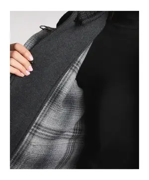 FAY Ribbed Collar Toggle Jacket