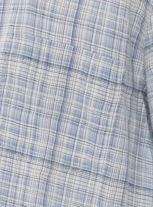SUNFLOWER Adam Checked Short-sleeve Shirt - Gray