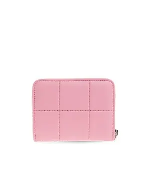 Dsquared2 Logo Plaque Zip-around Quilted Wallet - Pink