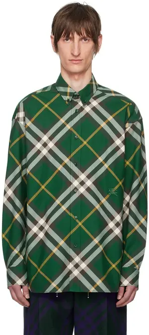 Burberry Checked Buttoned Shirt