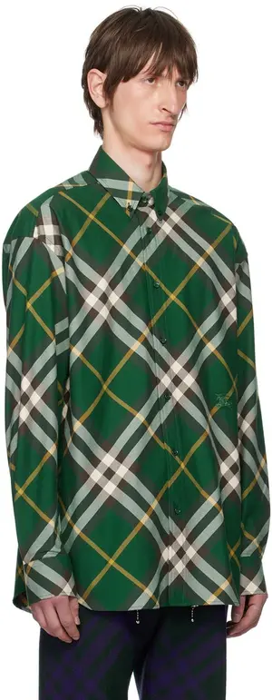 Burberry Checked Buttoned Shirt