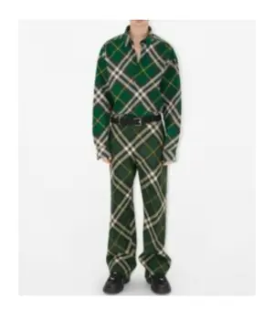Burberry Checked Buttoned Shirt