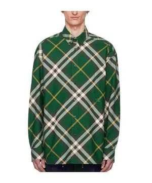 Burberry Checked Buttoned Shirt