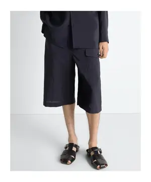 LEMAIRE Cargo Easy Shorts - Squid Ink