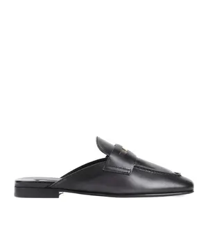 Miu Miu Bleached Leather Loafers