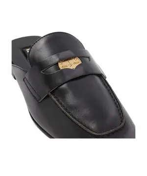 Miu Miu Bleached Leather Loafers