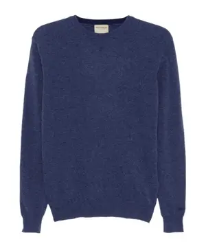 Woolrich Logo Embroidered Crewneck Jumper - Blue