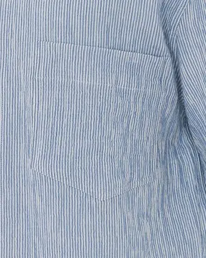 SUNFLOWER Adam Striped Short-sleeve Shirt - Gray