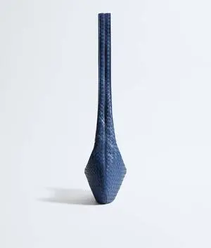 Bottega Veneta Woven Shoulder Bag - Blue