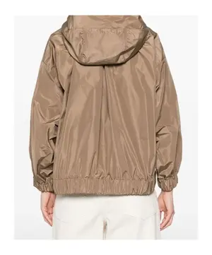 Max Mara Hooded Zip Jacket - Brown
