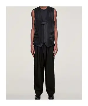 Y3 Sport Uniform Straight-leg Cargo Trousers - Black