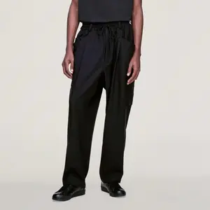 Y3 Sport Uniform Straight-leg Cargo Trousers - Black
