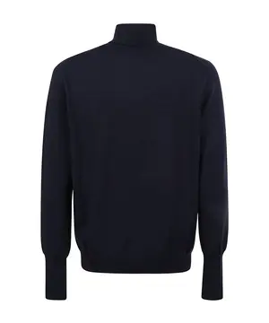 BALLANTYNE Turtleneck Knitwear - Navy