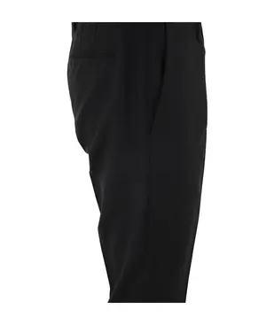 Paul Smith Mid-rise Tapered-leg Trousers - Black