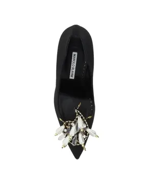 Manolo Blahnik Embellished Stiletto Pumps