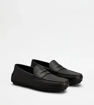 TOD'S City Gommino Driving Loafers - Black