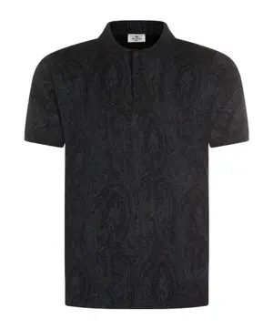 Etro Floral-paisley Short-sleeved Polo Shirt