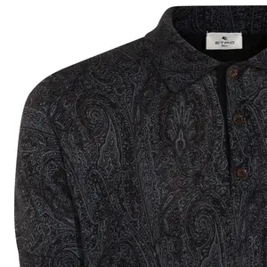 Etro Floral-paisley Short-sleeved Polo Shirt