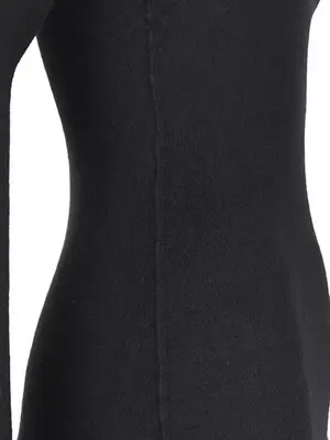 Bottega Veneta High Neck Knitted Midi Dress