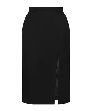 Dolce & Gabbana Side Slit Midi Skirt