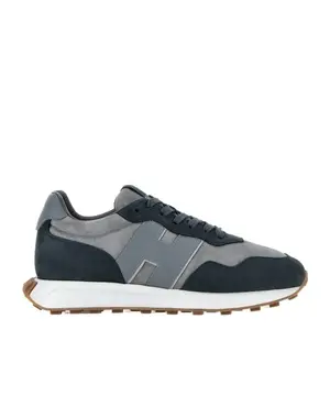 Hogan H601 Lace-up Sneakers - Blue Grey