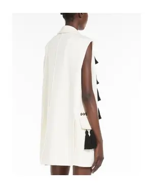 Max Mara Tasseled V-neck Gilet