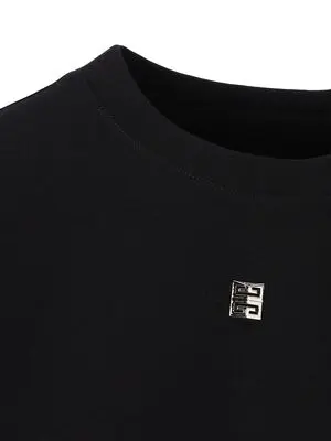 Givenchy 4g Plaque Crewneck T-shirt - Black