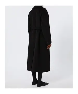 Max Mara Long Wool Coat - Black