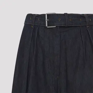Dries Van Noten Buckled Wide-leg Trousers