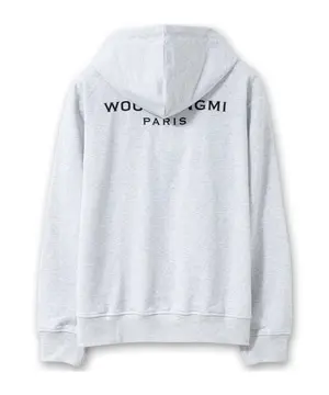 WOOYOUNGMI Long-sleeved Hooded Hoodie - White