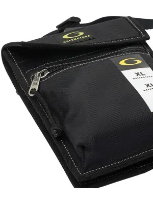 Balenciaga Logo Patch Crossbody Bag