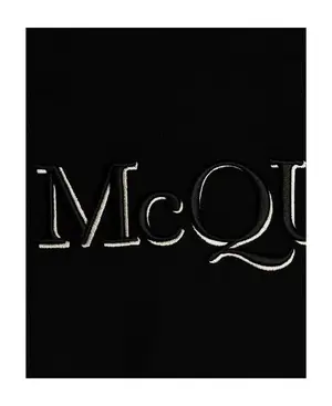 Alexander McQueen Logo Printed Crewneck T-shirt - Black