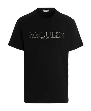 Men's Alexander Mcqueen Black T-shirts