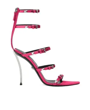 Versace Pin-point Buckle-strap Fastened Sandals - Pink