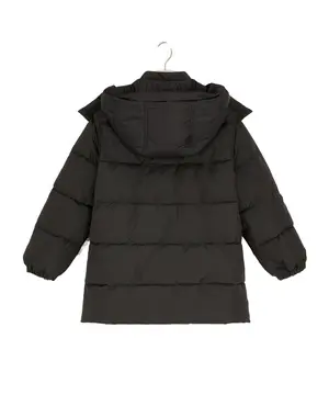 PATOU Zip-up Hooded Down Jacket With Detachable Sleeves