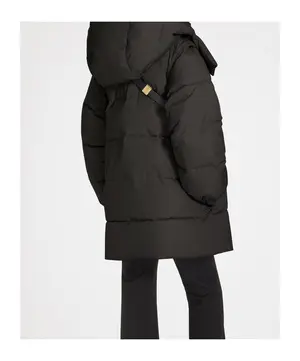 PATOU Zip-up Hooded Down Jacket With Detachable Sleeves