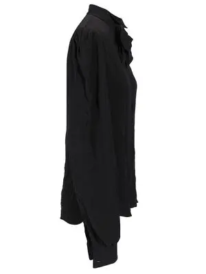 Balenciaga Bow Detailed Long-sleeve Shirt