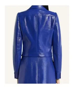 COURREGES Redition Vinyl Jacket - Blue