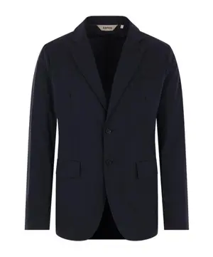 Aspesi Single-breasted Suit Jacket - Black