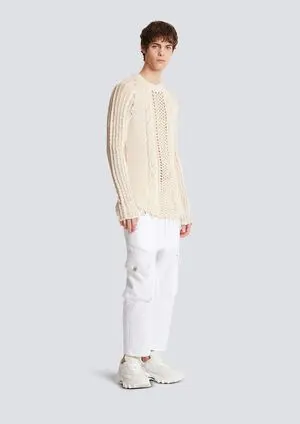 Balmain Unstructured Knitted Jumper