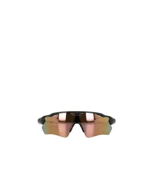 Oakley Geometric Frame Sunglasses - Brown