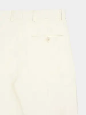 Stella McCartney High-waisted Belted Trousers - Vanilla